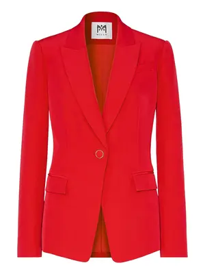 MILLY Avery Cady Blazer Red