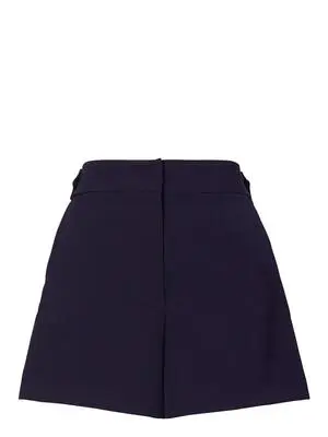 MILLY Aria Cady Button Shorts Navy