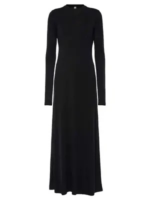 TOTEME Jersey Maxi Dress - Black