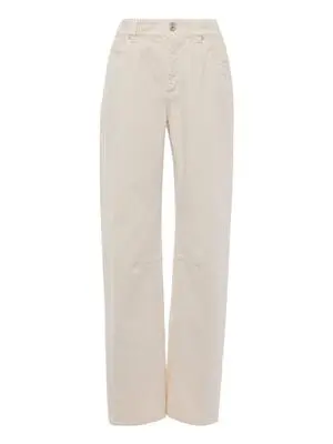 Brunello Cucinelli Straight Jeans - White