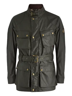 Belstaff Trialmaster Waxed Cotton Jacket - Khaki