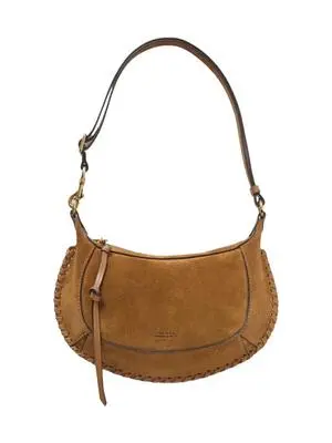 Isabel Marant Oskan Moon Suede Shoulder Bag - Brown