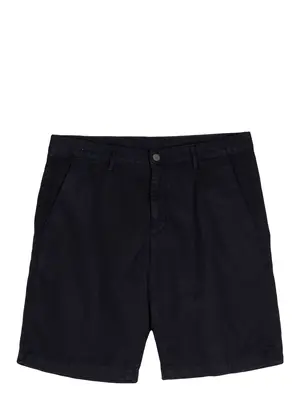 Massimo Alba Vela Pleat-detail Shorts - Blue