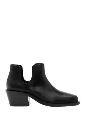 Senso Keanu Leather Ankle Boots - Black