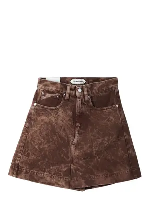 NAMACHEKO Emån Denim Shorts - Brown