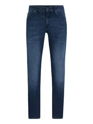 BOSS Slim-fit Stretch-cotton Jeans - Blue
