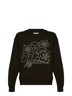 Kenzo Rhinestone Logo Sweatshirt - Black