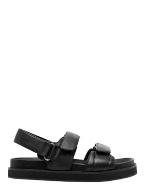 Senso Zina Leather Sandals - Black