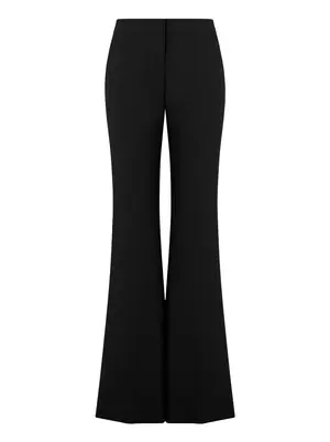 Moschino Low-rise Flared Trousers - Black