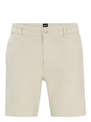 BOSS Cotton Chino Shorts - Neutrals
