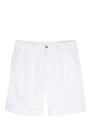 Massimo Alba Vela Pleat-detail Shorts - White