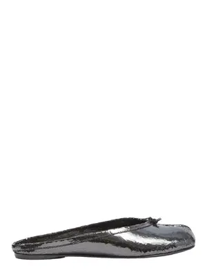 MAISON MARGIELA Tabi Leather Mules - Black