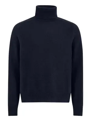 MAISON MARGIELA Roll-neck Wool Jumper - Blue