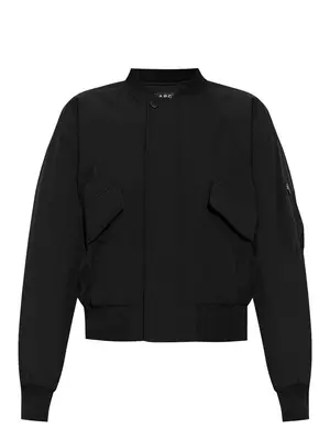 A.p.c. Round Collar Bomber Jacket - Black