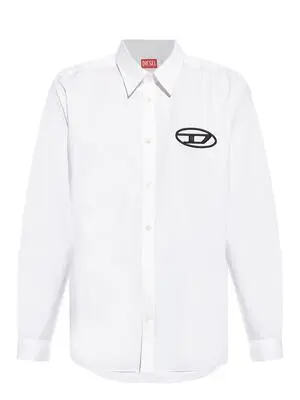 DIESEL S-simply-d Cotton Shirt - White