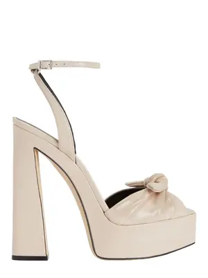 GIUSEPPE ZANOTTI Giuseppe Zanotti Gabriiela Leather Platform Sandals