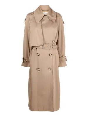 SPORTMAX Sportmax Waterproof Cotton Trench Coat