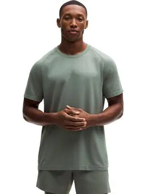 Lululemon Metal Vent Tech Short-sleeve Shirt - Willow Leaf/willow Leaf