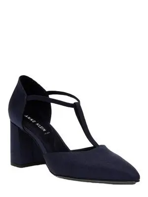 Anne Klein Anne Klein Barclay Pointed Toe Pump Navy Fab