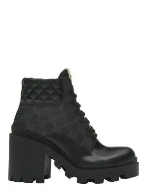 Gucci Gg Ankle Boot - Black