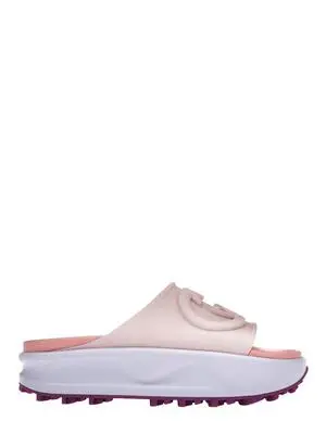 Gucci Interlocking G Slide - Pink/purple