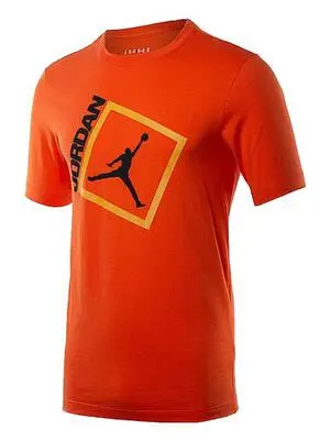 JORDAN Jumpman Box Short Sleeve T-shirt Orange