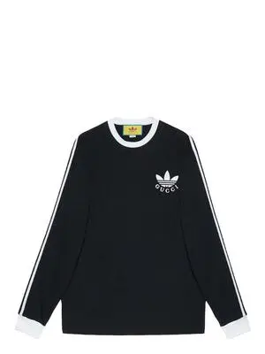 Gucci X Adidas Long Sleeve T-shirt - Black