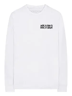 KID CUDI X Virgil Abloh Mr. Rager Iv Longsleeve - White