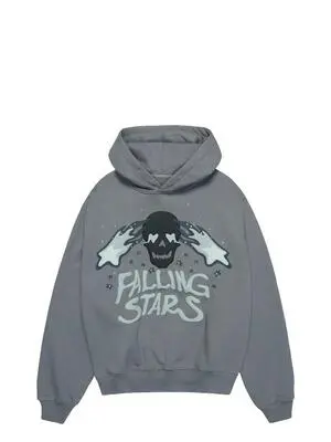 BROKEN PLANET Falling Stars Hoodie - Dark Gray