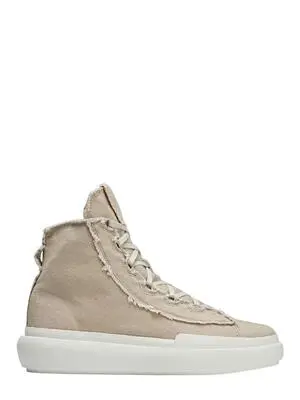 Adidas Y-3 Nizza High Top Sneakers - Off White/dust Sand