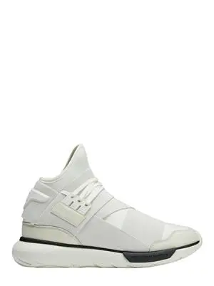 Adidas Y-3 Qasa High-top Sneakers - Off White/cream White/black