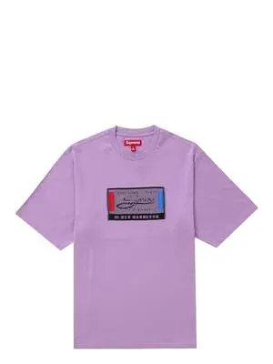 Supreme Intarsia Label Short Sleeve Top Purple