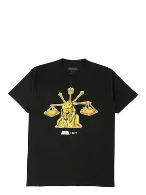 BAIT X Saint Seiya Libra Gold Tee Shirt - Black
