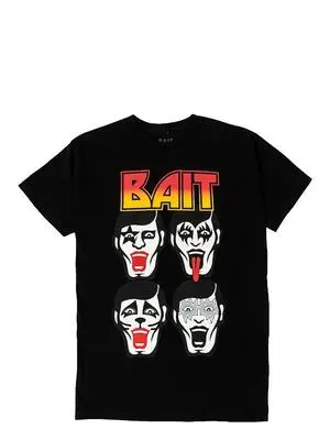 BAIT X Punk Drunkers Tour Tee Shirt - Black