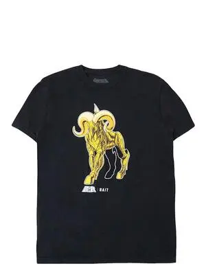 BAIT X Saint Seiya Ares Gold Foil Tee Shirt - Black