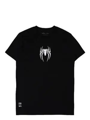 BAIT X Marvel Spiderman 2 Peter Parker Tee Shirt - Black