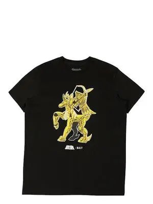 BAIT X Saint Seiya Saggitarius Gold Tee Shirt - Black