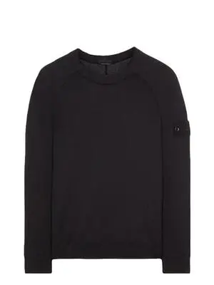 Stone Island Ghost Crewneck Sweatshirt - Black