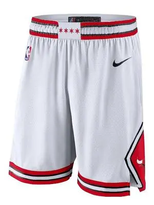 Nike Nba Chicago Bulls Swingman Association Edition Dri-fit Shorts - White