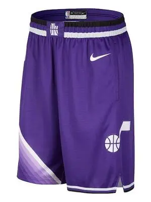 Nike Nba Utah Jazz Swingman City Edition Drifit Shorts - Purple