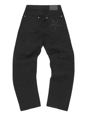 CORTEIZ Cstar Stitchdown Jeans - Triple Black
