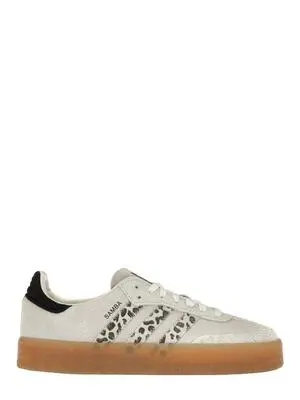 Adidas Sambae Leopard Sneakers - Off White/cream White/core Black