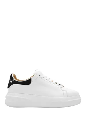 Philipp Plein Lo-top Leather Sneakers - White