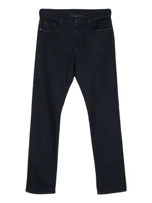 CANALI Canali Logo-Patch Straight Jeans