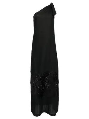 Sachin & Babi Monica One-shoulder Maxi Dress - Black