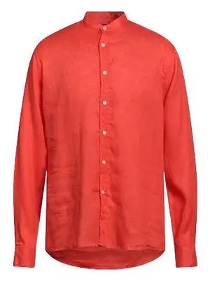 LIU •JO MAN Shirt Size Linen - Red