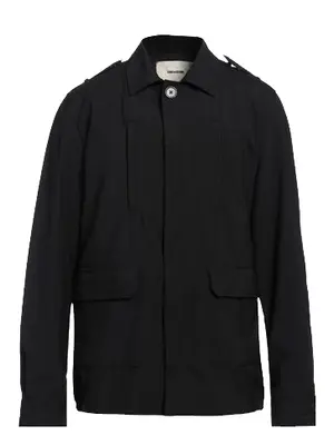 ZADIG&VOLTAIRE Man Shirt Black Size S Virgin Wool