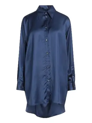 MAISON MARGIELA Viscose Long Shirt - Blue