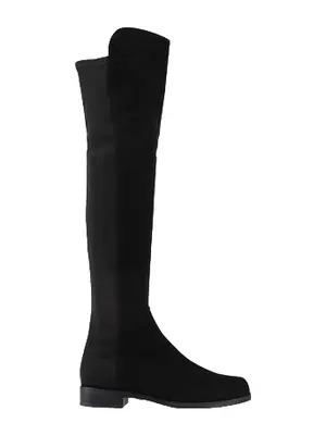 STUART WEITZMAN Boots In Leather And Textile Fibers - Black