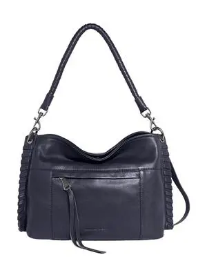 AIMEE Aimee Kestenberg Leather Shoulder Bag Ink Blue